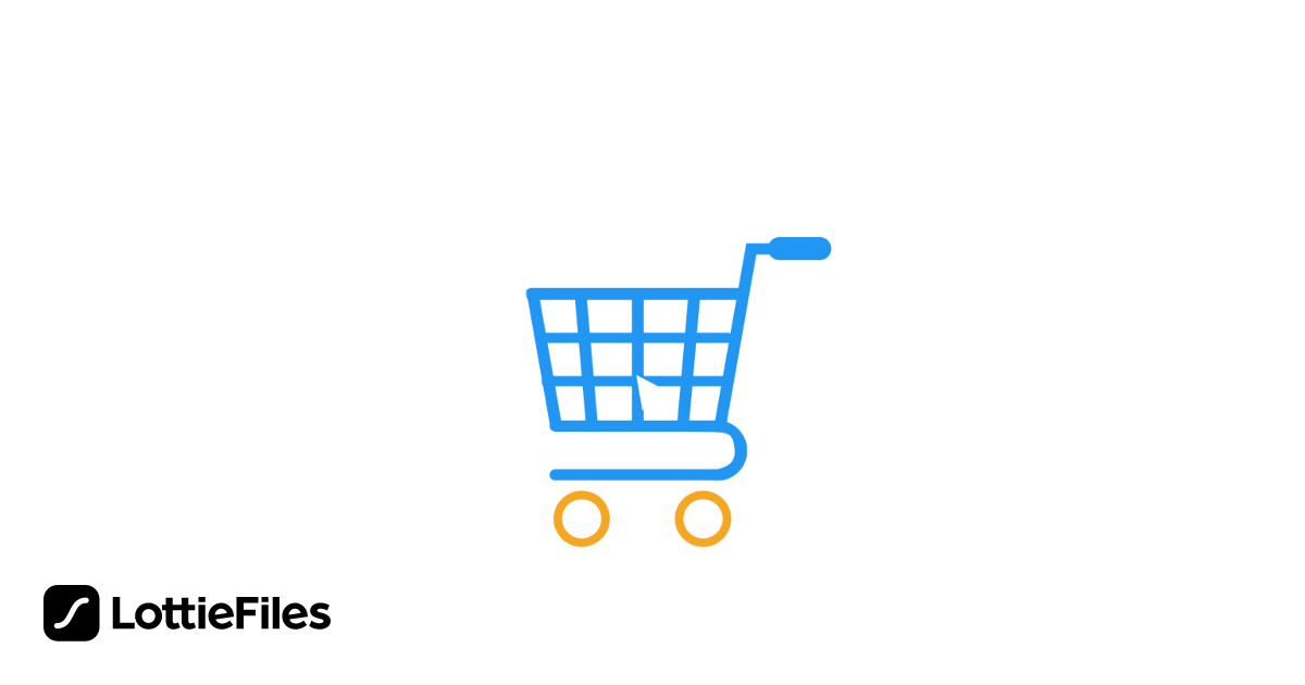 Free shopping cart Animation by Ahmed Galal | LottieFiles