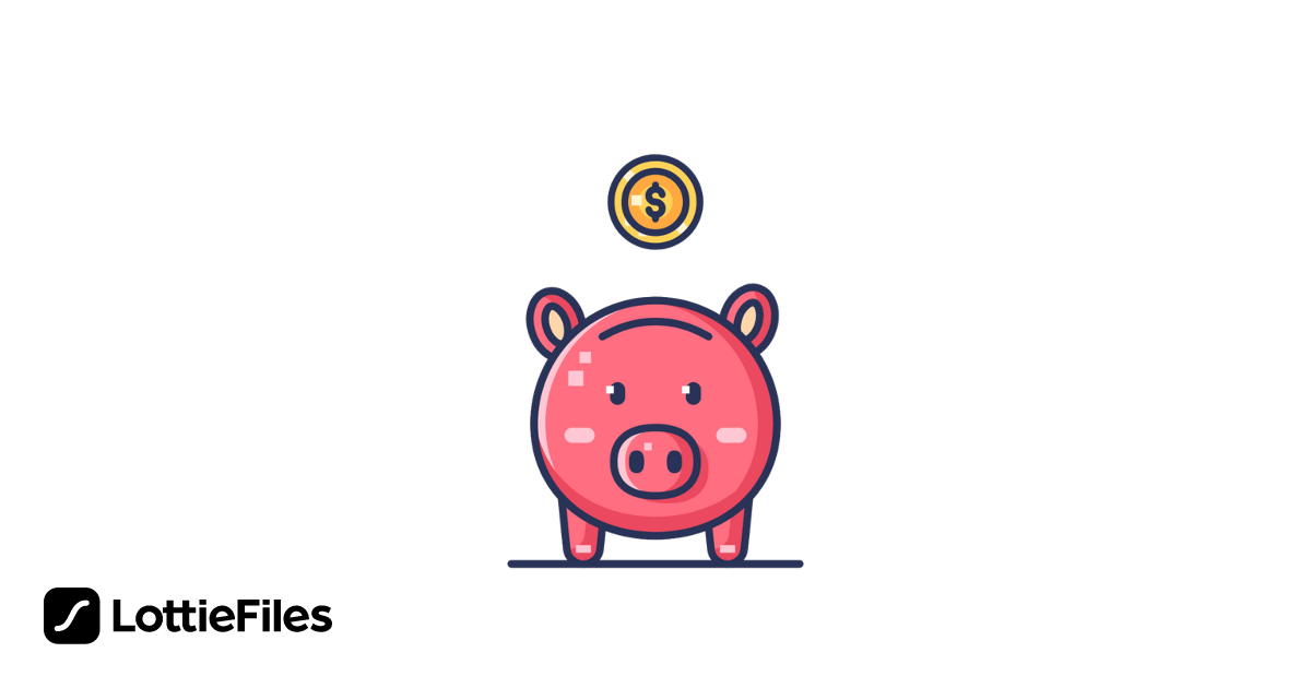 Free Piggy Bank Animation by Bamicon_Labs | LottieFiles