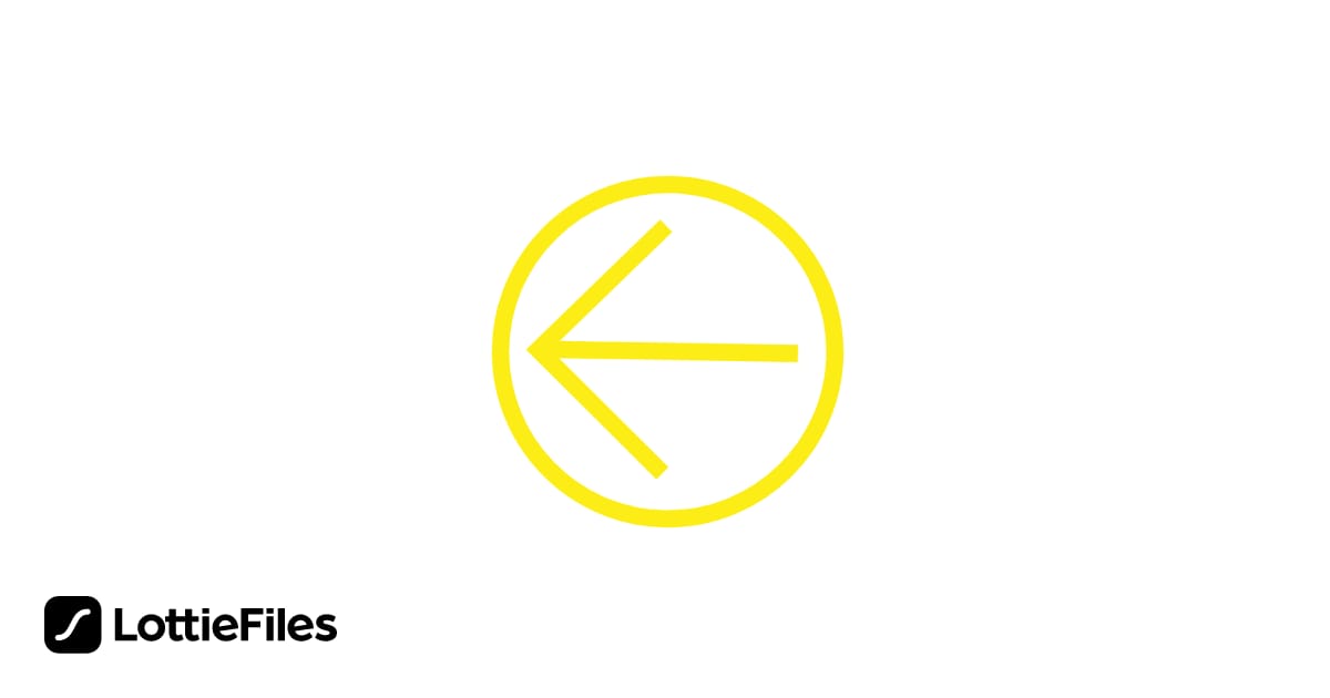 Free Left Yellow Arrow Animation by antonio alcaraz | LottieFiles