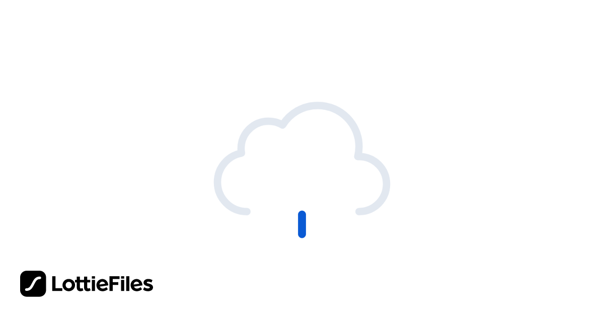 Free thunderstorms rain Animation by animation free | LottieFiles