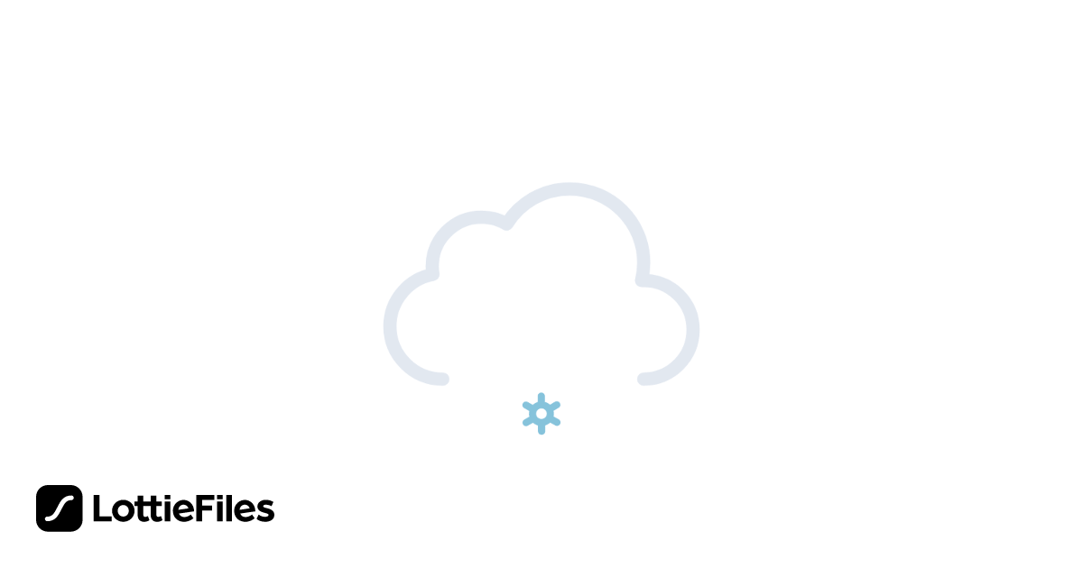 thunderstorms snow by animation free - LottieFiles