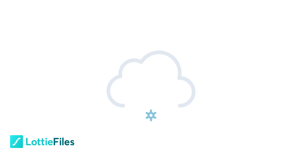 thunderstorms snow by animation free - LottieFiles