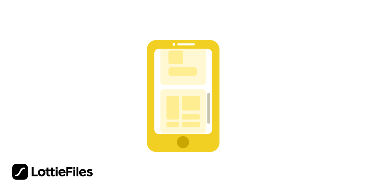 Free Scrolling on a phone Animation by Sepideh Yazdi | LottieFiles