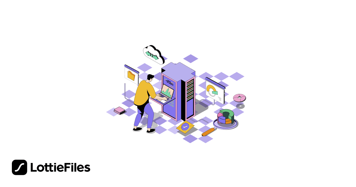 Free Data center Animation by Beta tech solutions | LottieFiles