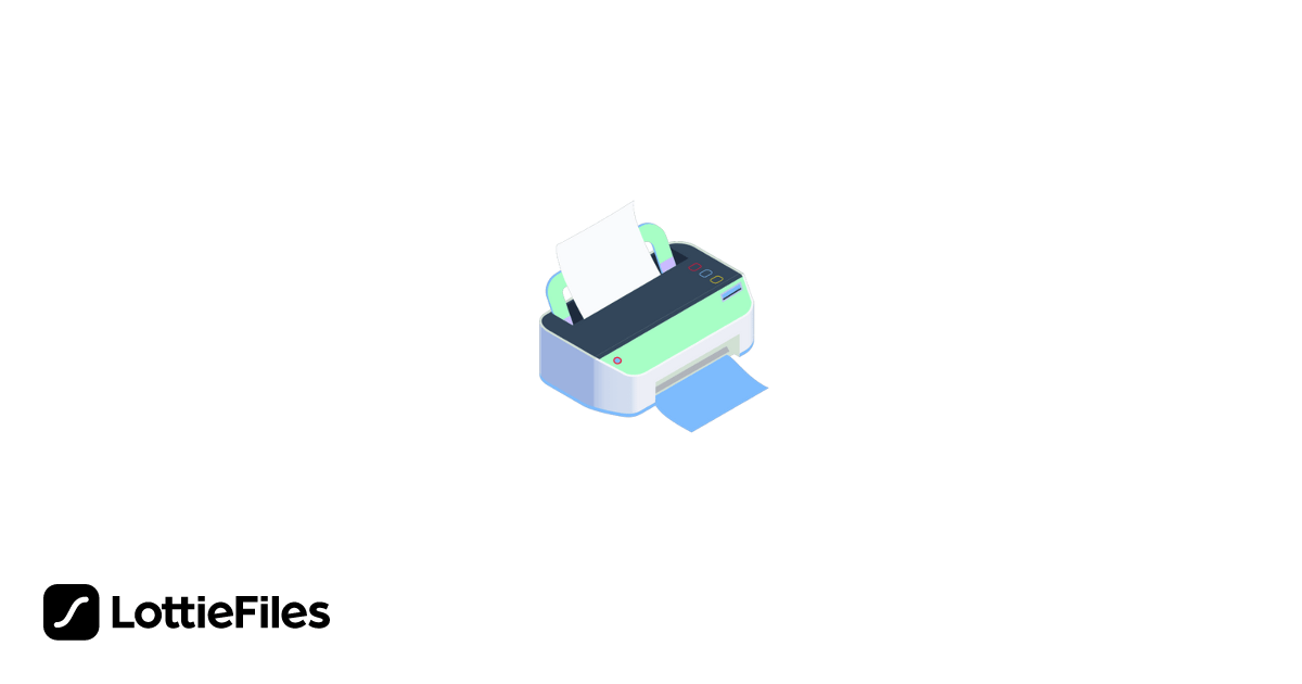 Free printer Animation by Sheraz Khan | LottieFiles