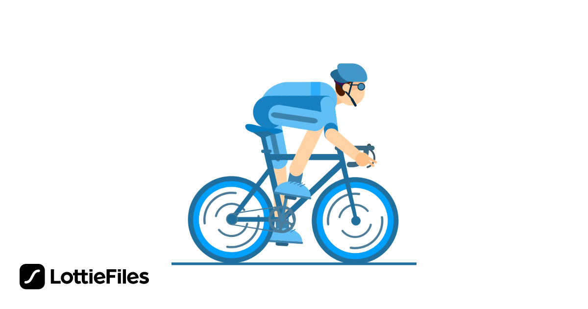 Free Cycling Animation by Priyanshu Rijhwani | LottieFiles