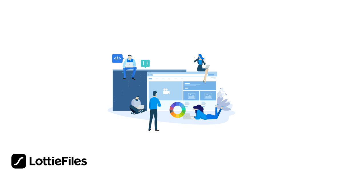 Free Web Design Animation by Vlad R. Sardá | LottieFiles
