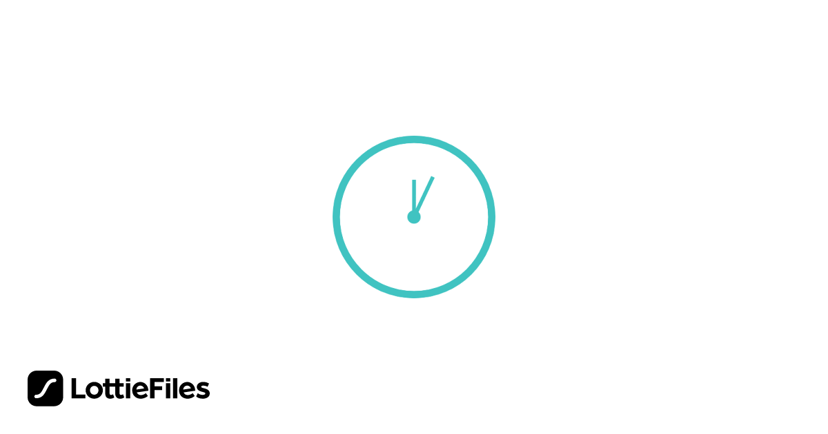 Free A Clock Icon Animation by Dewa Nur Saputra | LottieFiles