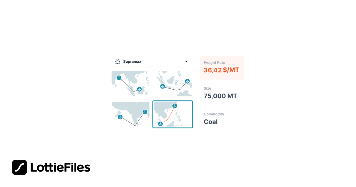 Free Freight Rate Animation by Quang Minh | LottieFiles