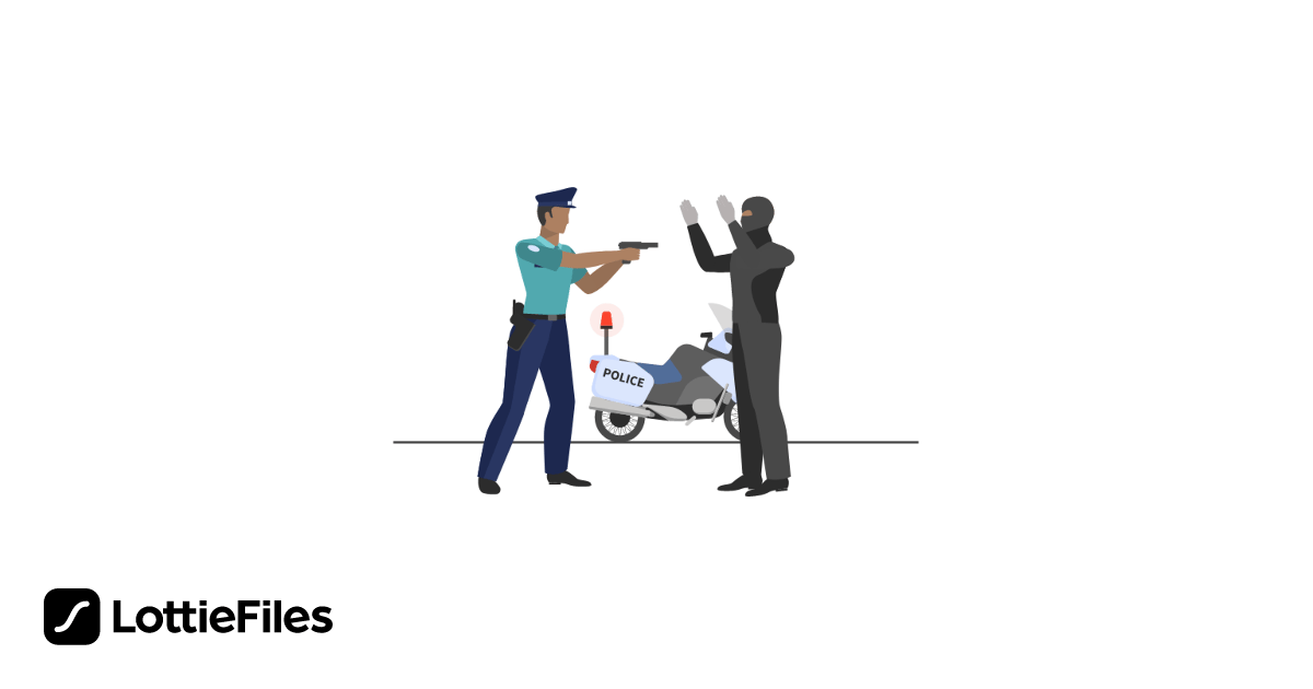 Free Rapid Response of a Cop Animation by Ridwan Ridun | LottieFiles