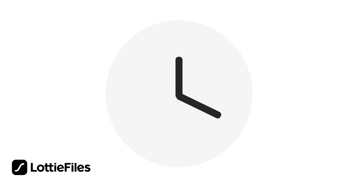 Free horloge loader Animation by Corentin Scheffer | LottieFiles