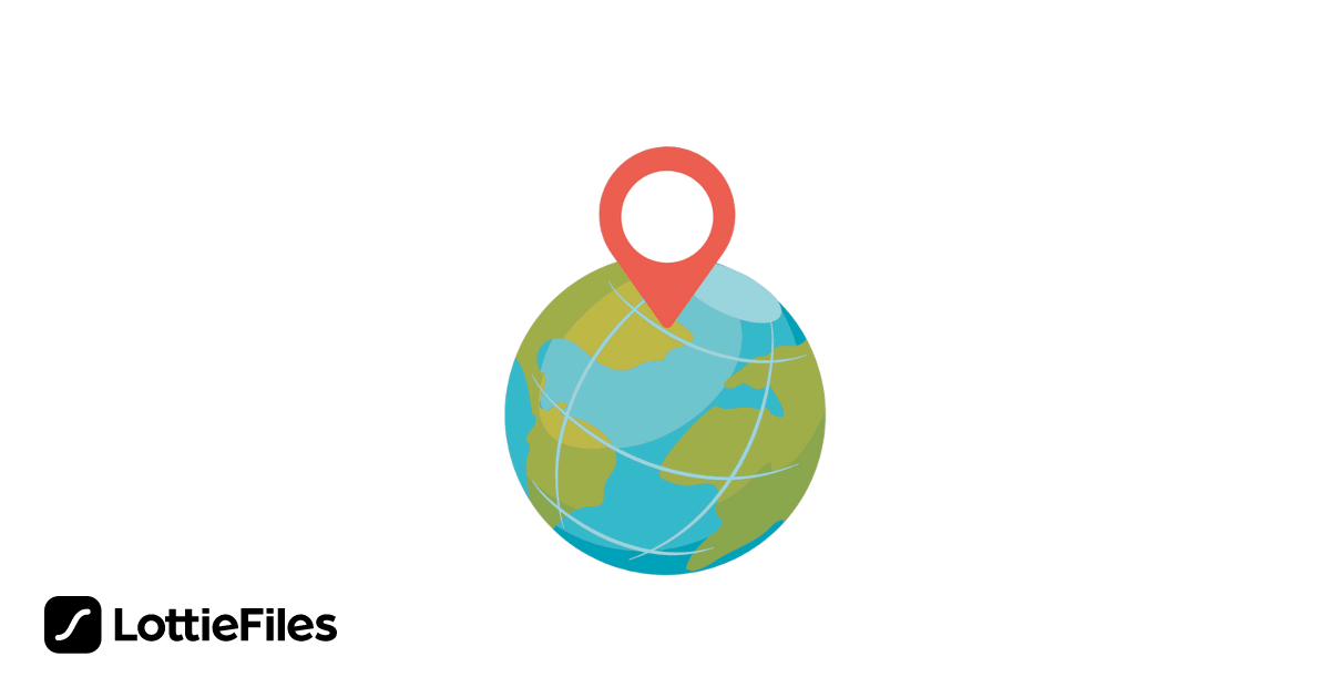 Free Earth Map Location Animation by Rishabh bhaa | LottieFiles