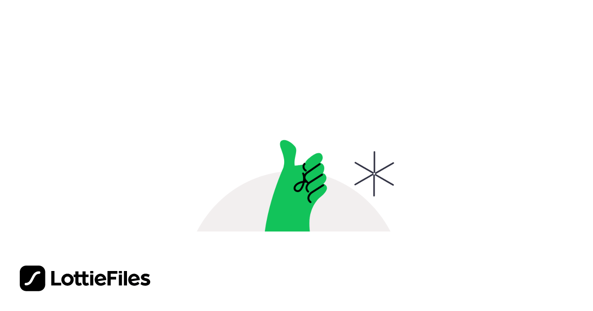 Free gv-thumbsup Animation by Jason Morris | LottieFiles