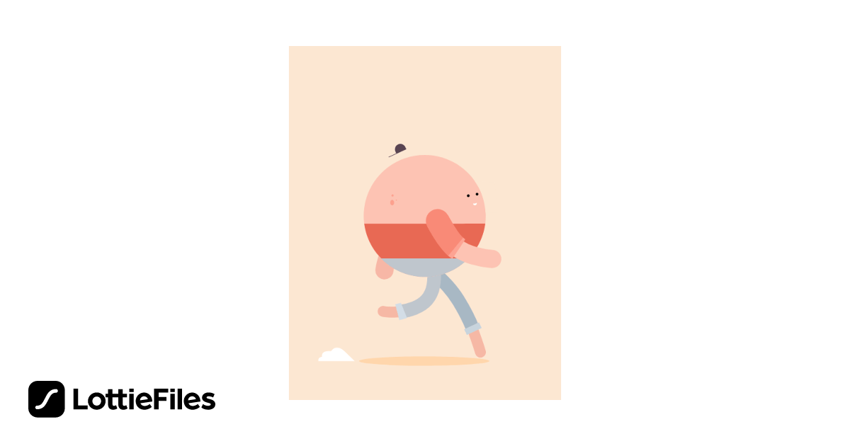 Free 「imitate」run Animation by Michelle Gao | LottieFiles