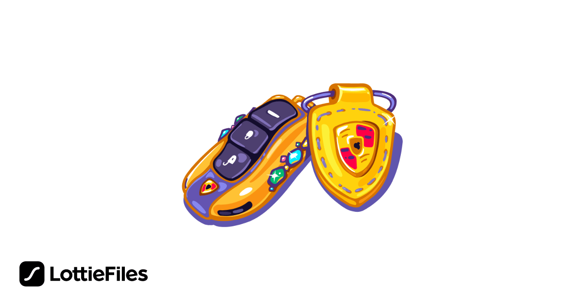Free gift (porsche key v2) Animation by Vladislav | LottieFiles
