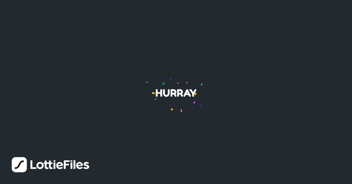 Free Hurray Animation by Deniz Erce Alagoz | LottieFiles