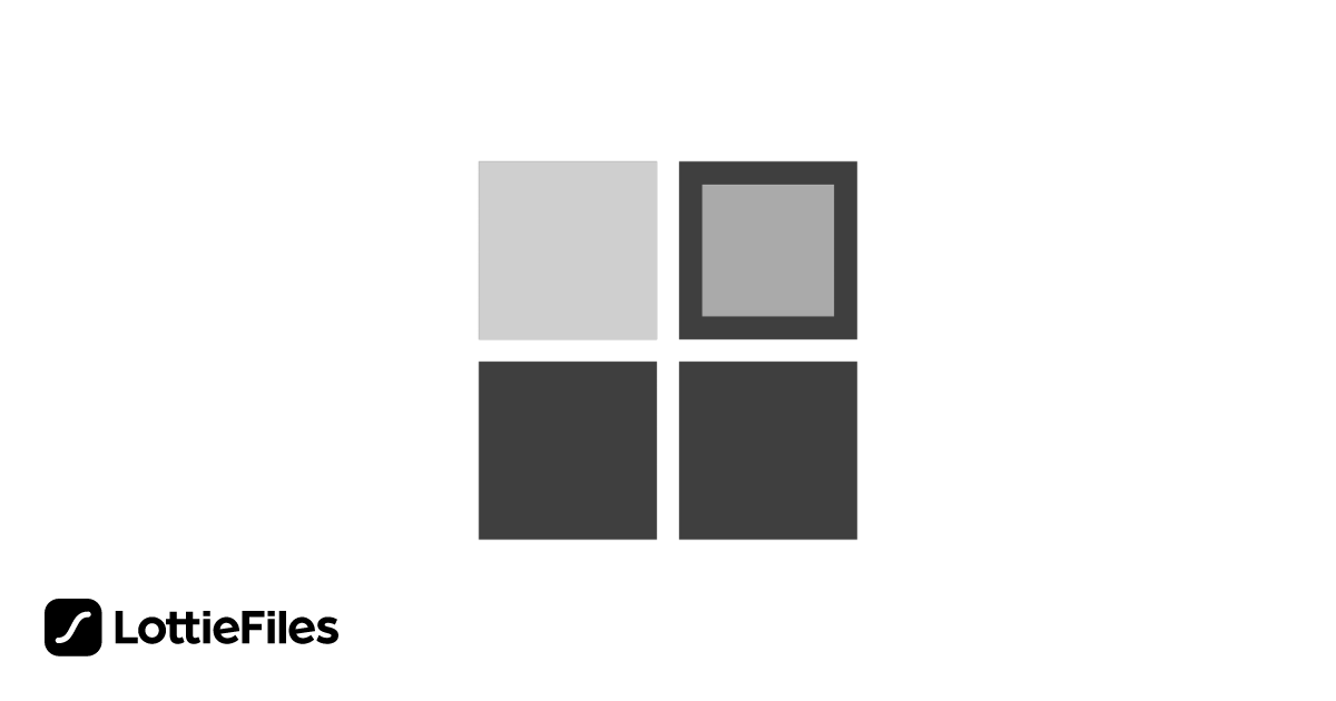 Free Looped Square Loader Animation by Simon D Sopkov | LottieFiles