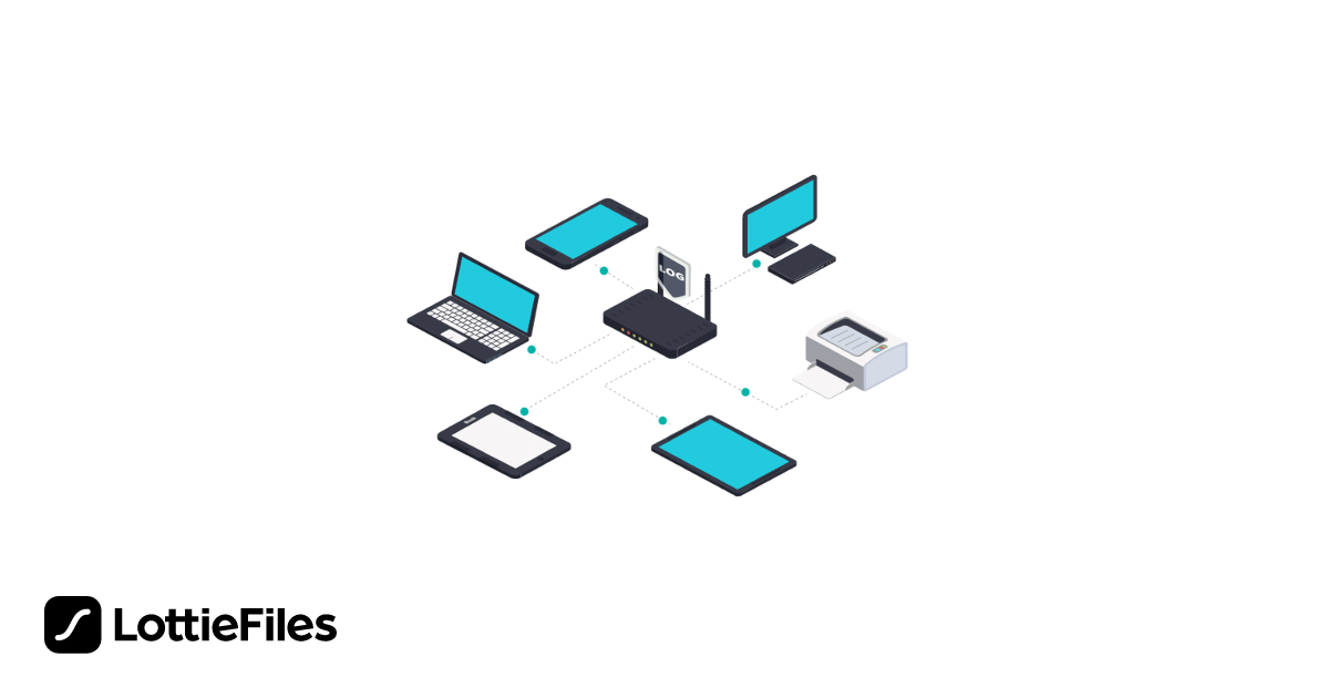 Free Hotspot and Log Animation by Ilker Şan | LottieFiles