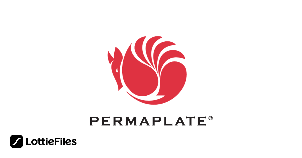 Free PermaPlate Logo Animation by Rick Plautz | LottieFiles