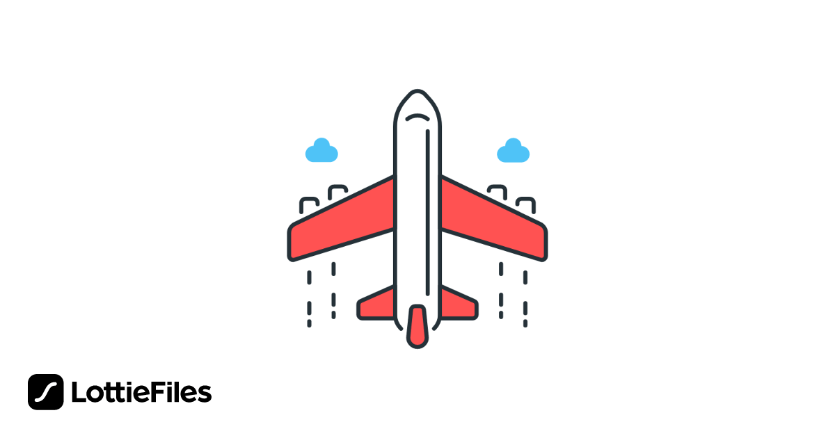 Free Aircraft Animation Animation by Divyesh 8D Audio | LottieFiles