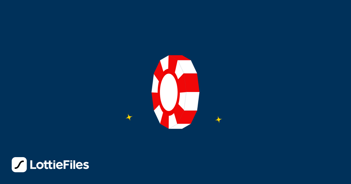 Free Poker Chip Animation by Yuri Tavares | LottieFiles