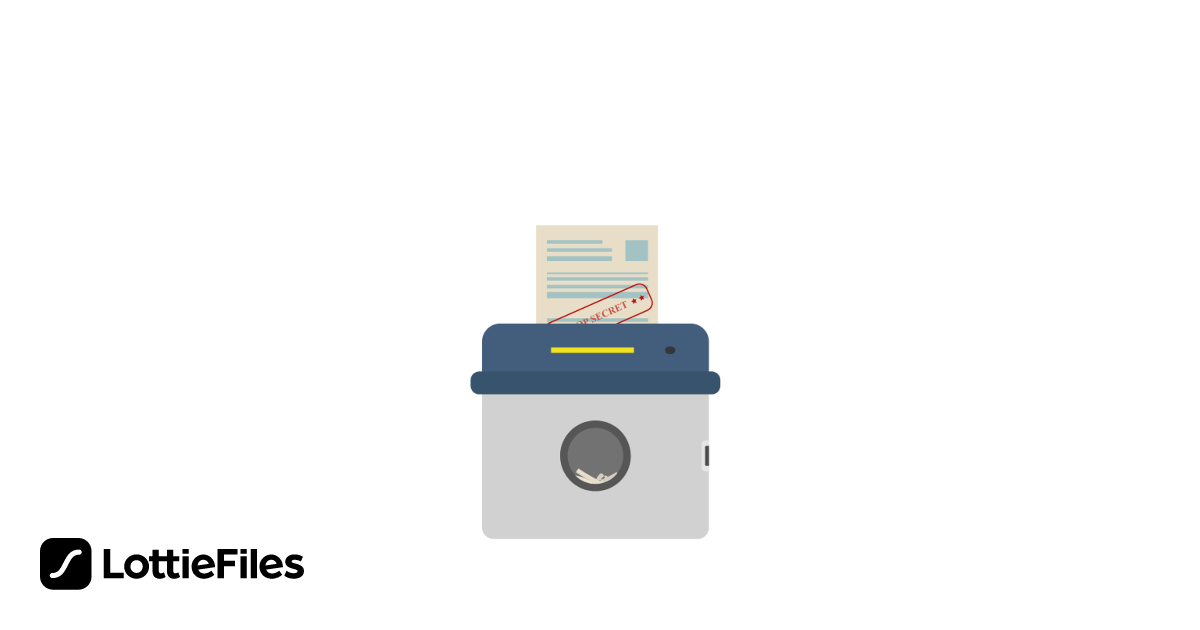 Free Paper Shredder Delete/Discard Animation Animation by Tom Scaria ...