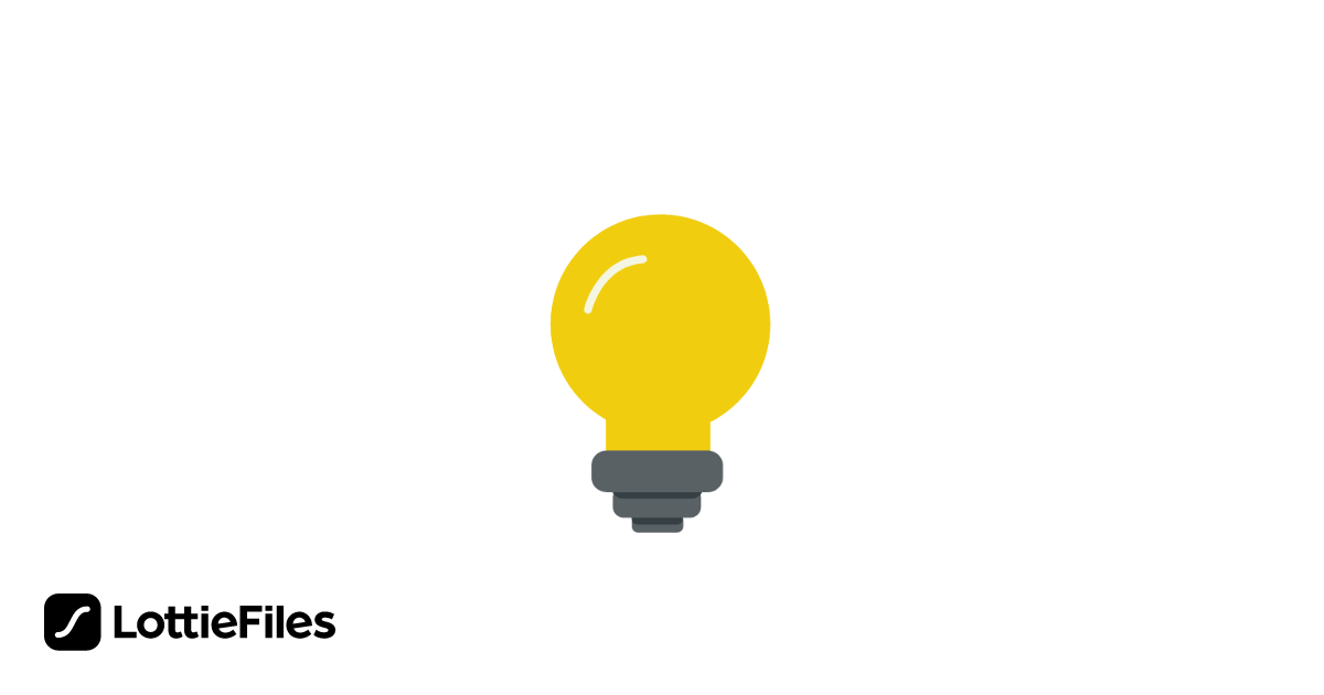 Free Lightbulb Animation by Yesica Ochoa | LottieFiles