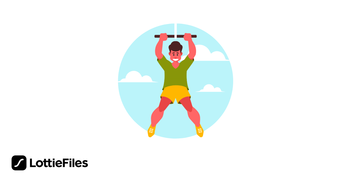 Free Hanging from the clouds Animation by Panda Pixels | LottieFiles