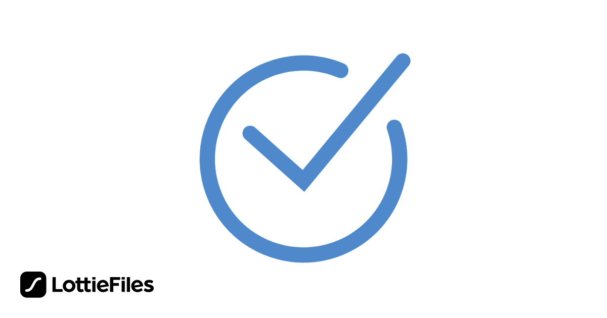 Free Checkmark Animation by Alexander Beliavsky | LottieFiles