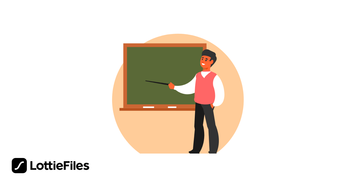 Free Teaching Animation by Panda Pixels | LottieFiles