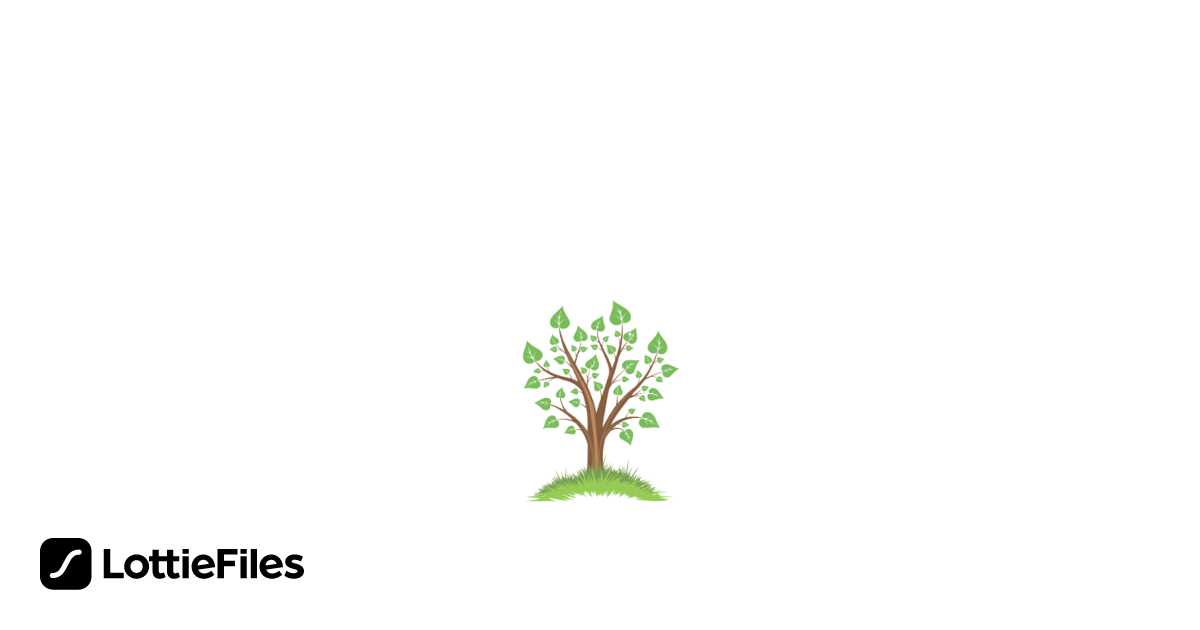 Free Growing tree Animation by Lua Tuyet | LottieFiles