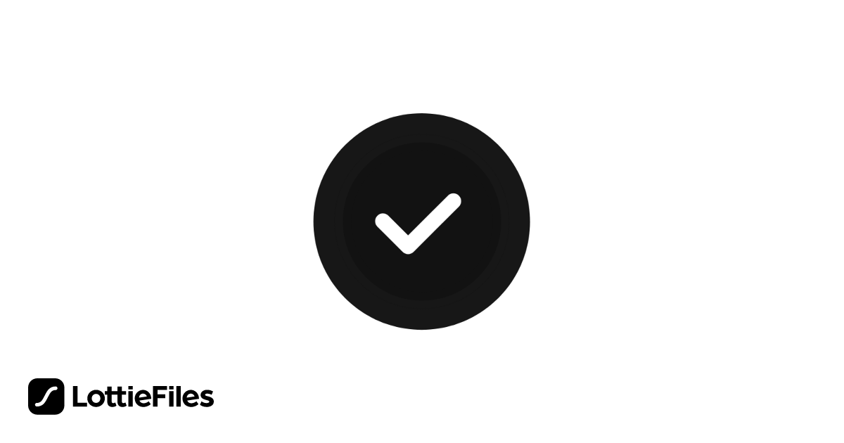 Free black tick Animation by AyushPatil | LottieFiles