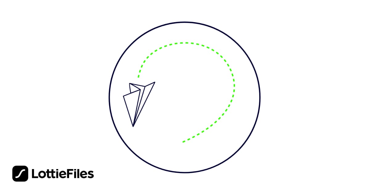 Free paper airplane Animation by Sara Proffit | LottieFiles