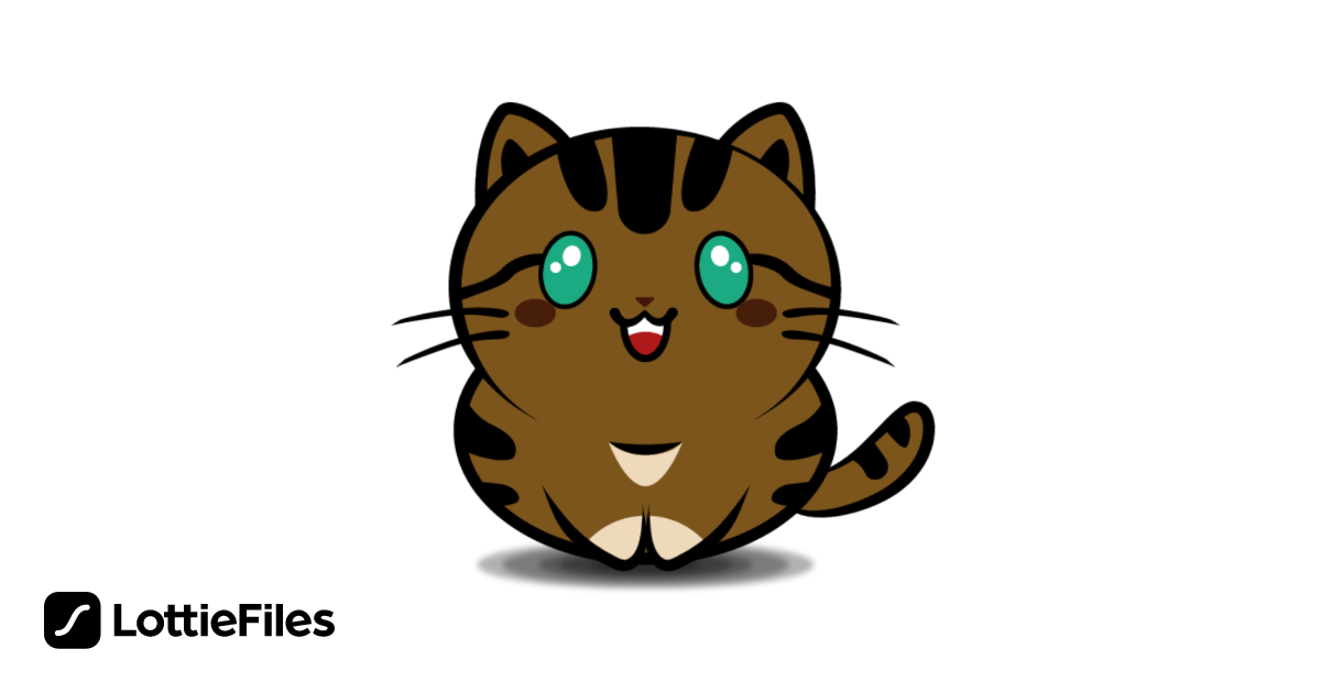 Free Cat face animation Animation by Thien TanNGUYEN | LottieFiles