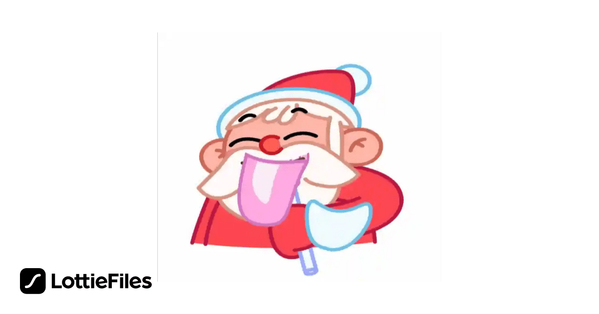 Free Christmas Santa Candy Animation by Neon Agency | LottieFiles