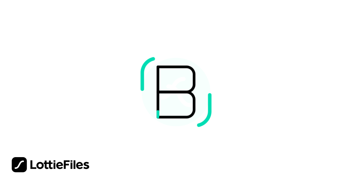 Free B alphabet icon Lottie JSON animation Animation by TinyAnimation ...