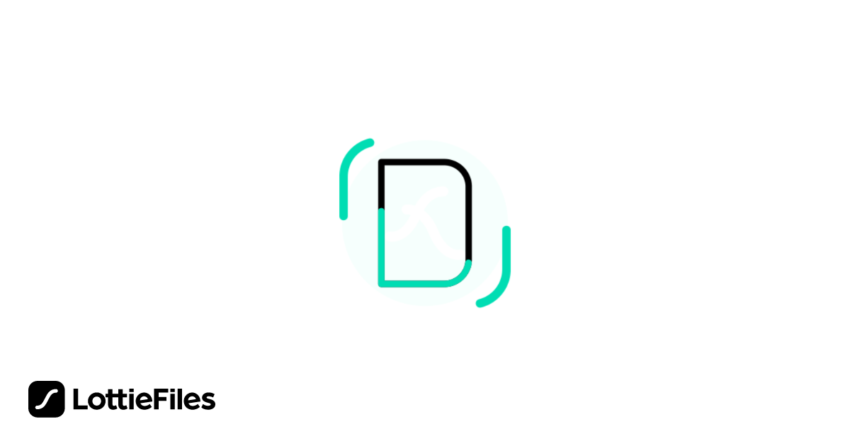 D Alphabet Icon Lottie Json Animation By Lottiejson Lottiefiles