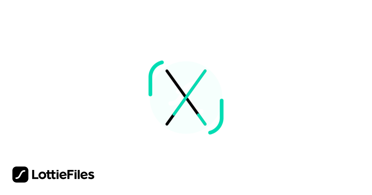 Free X alphabet icon Lottie JSON animation Animation by LottieJSON ...