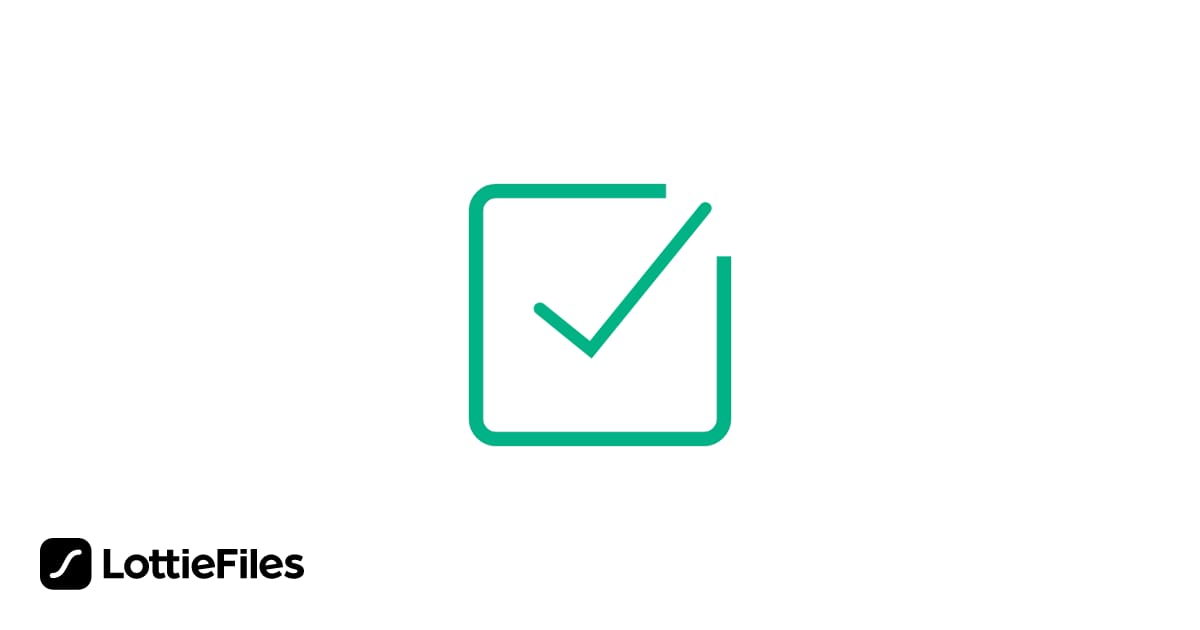 Free Checkbox Animation by Yesica Ochoa | LottieFiles