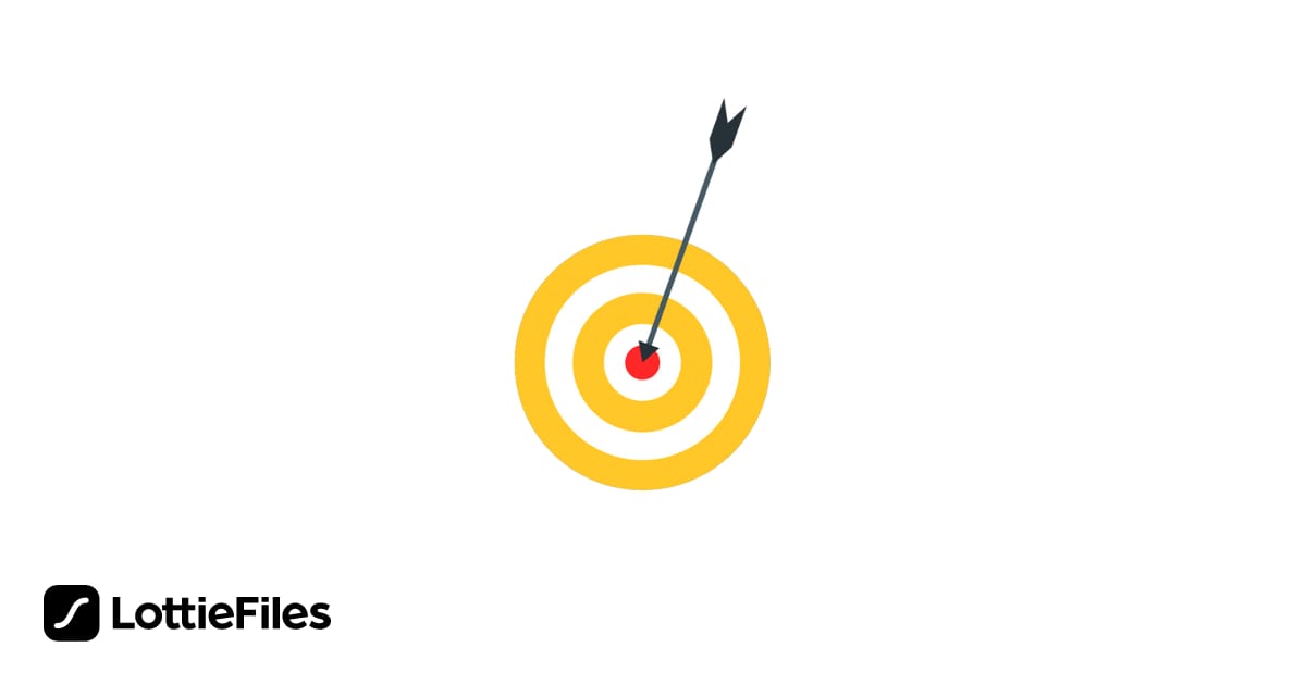 Free arrow on target Animation by Didar Aizharyk | LottieFiles