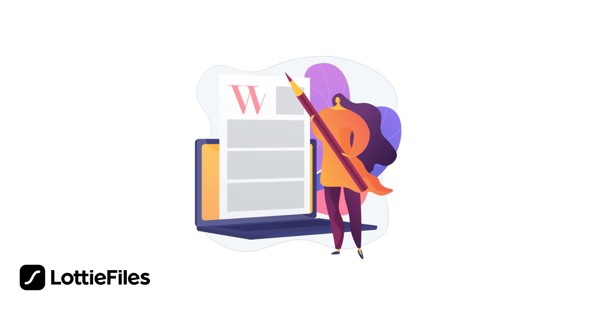 Free Content Creation Animation by Irfan M. | LottieFiles