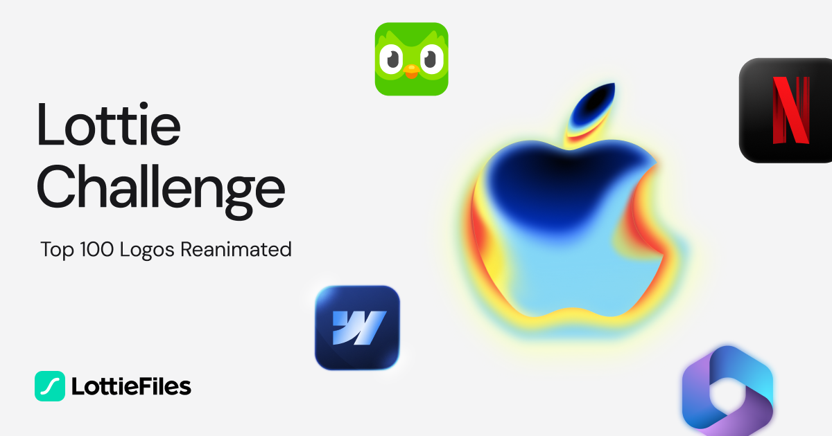 Top 100 Logos Reanimated - Lottie Challenges - LottieFiles